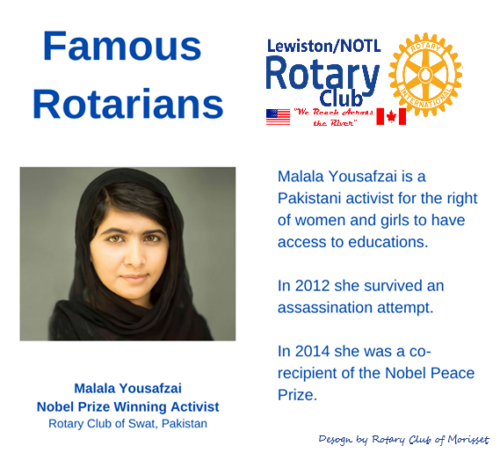 Famous Rotarians – Rotary Club of Lewiston-NOTL
