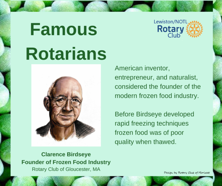Famous Rotarians – Rotary Club of Lewiston-NOTL