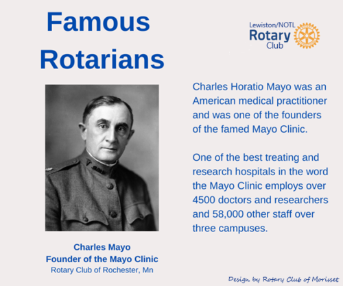 Famous Rotarians – Rotary Club of Lewiston-NOTL