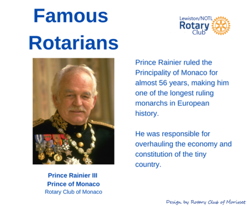 Famous Rotarians – Rotary Club of Lewiston-NOTL