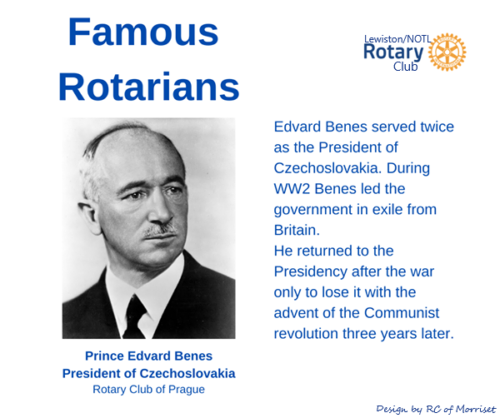Famous Rotarians – Rotary Club of Lewiston-NOTL